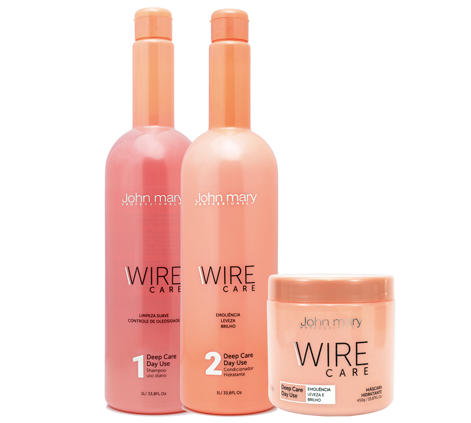 Kit Profissional Wire Care – John Mary – JOHNMARY PROFESSIONAL